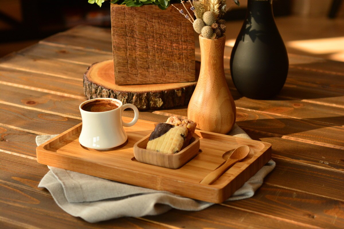 Tabil Serving Board | Bamboo | Home-Kitchen | Made... – Grandado