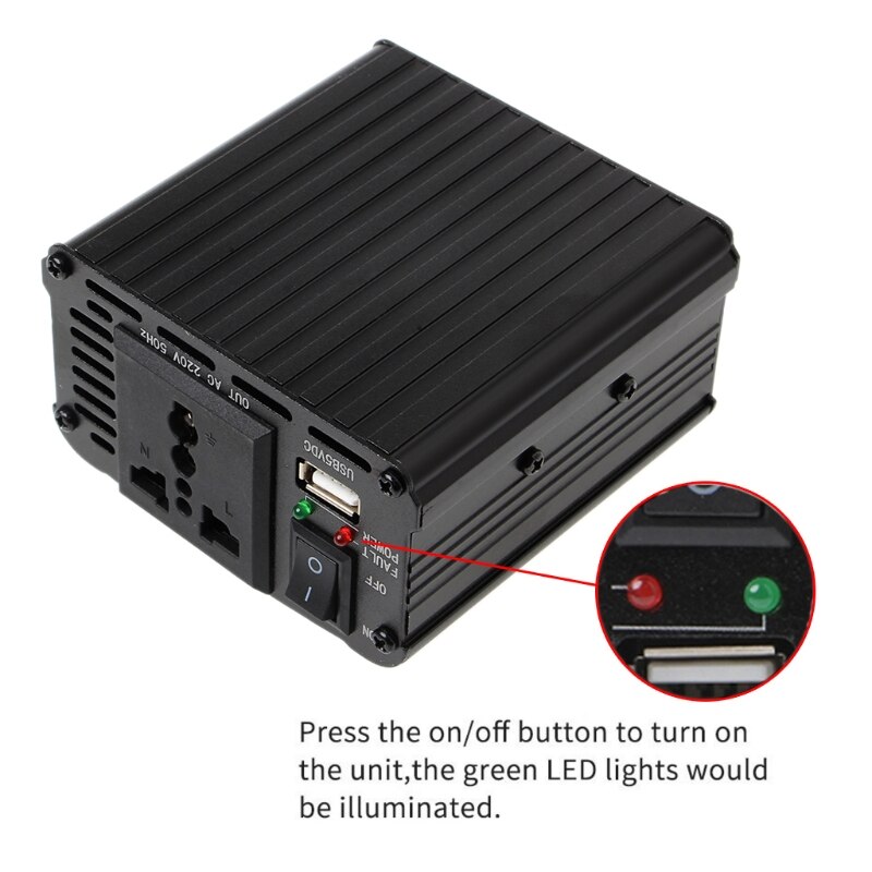 300W/400W/500W/600W Power Inverter Converter DC 12... – Vicedeal