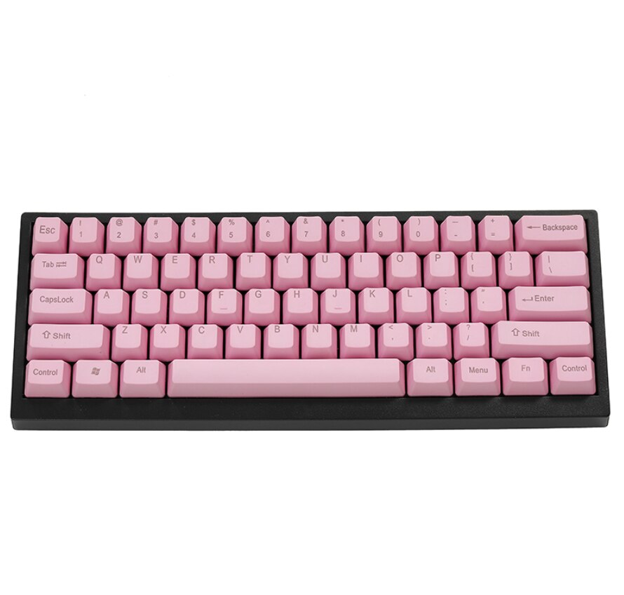 PBT keycaps is 60%61 key black white pink suitable... – Grandado