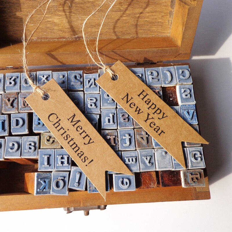 50pcs Thank you Handmade Kraft Tags Wedding Party ... – Vicedeal