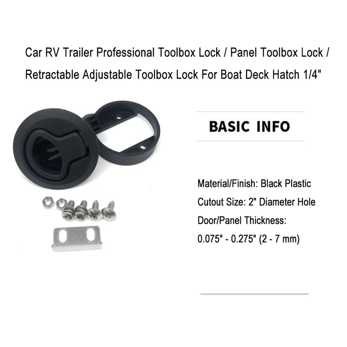 Car RV Trailer Toolbox Lock / Panel Toolbox Lock /... – Grandado