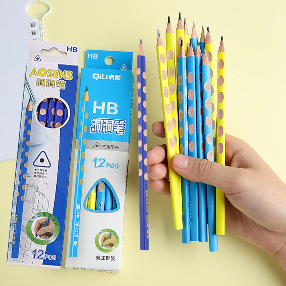 12Pcst/Set HB Non-Toxic Pencils Children's Cor... – Grandado