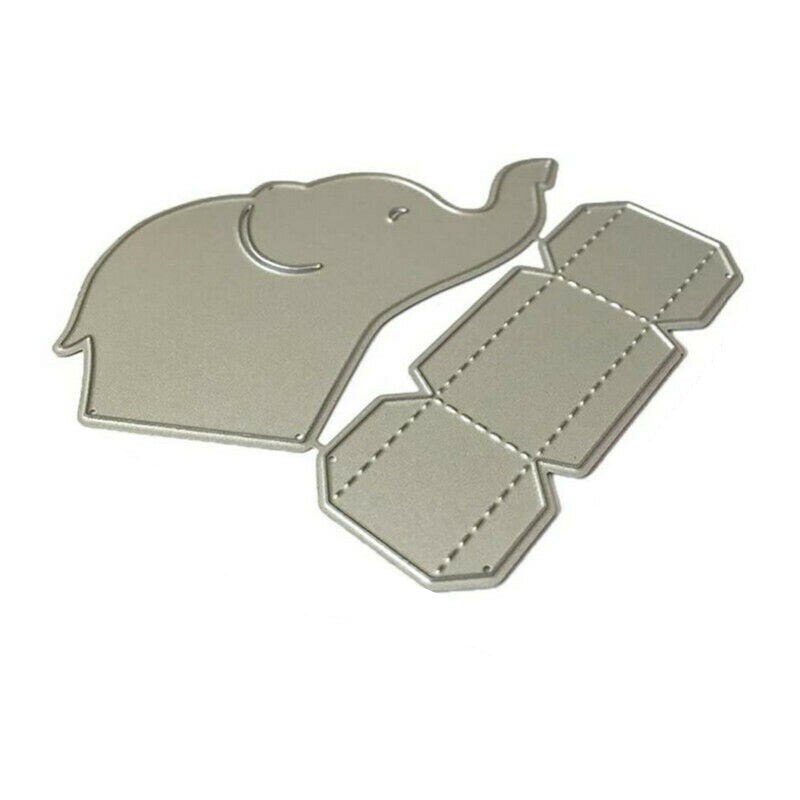 Elephant Box Metal Embossing Die Cute Elephant Ani... – Vicedeal