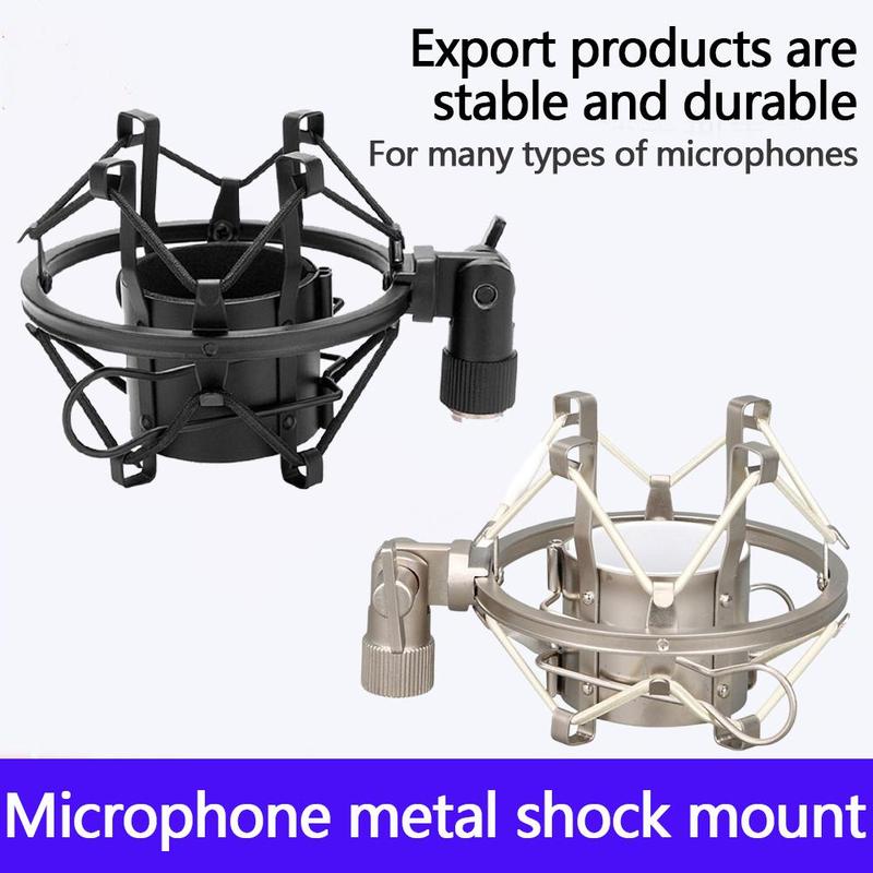 Metal Microphone Shock Mount Reduce Noise Clip Sho... – Grandado