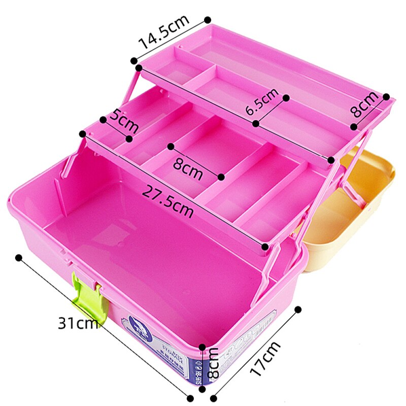 3 Layers MultiFunction Portable Art Supplies Organ... – Grandado