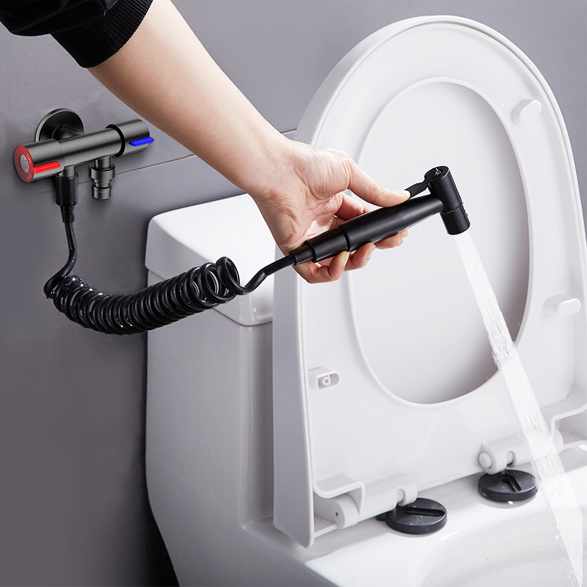 Handheld Bidet Kraan Spuit Roestvrij Staal Badkame... – Vicedeal