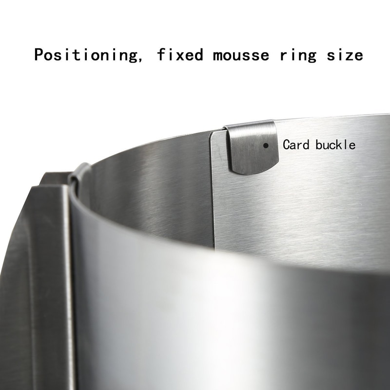 WALFOS Food Grade Stainless Steel Adjustable Cake ... – Grandado