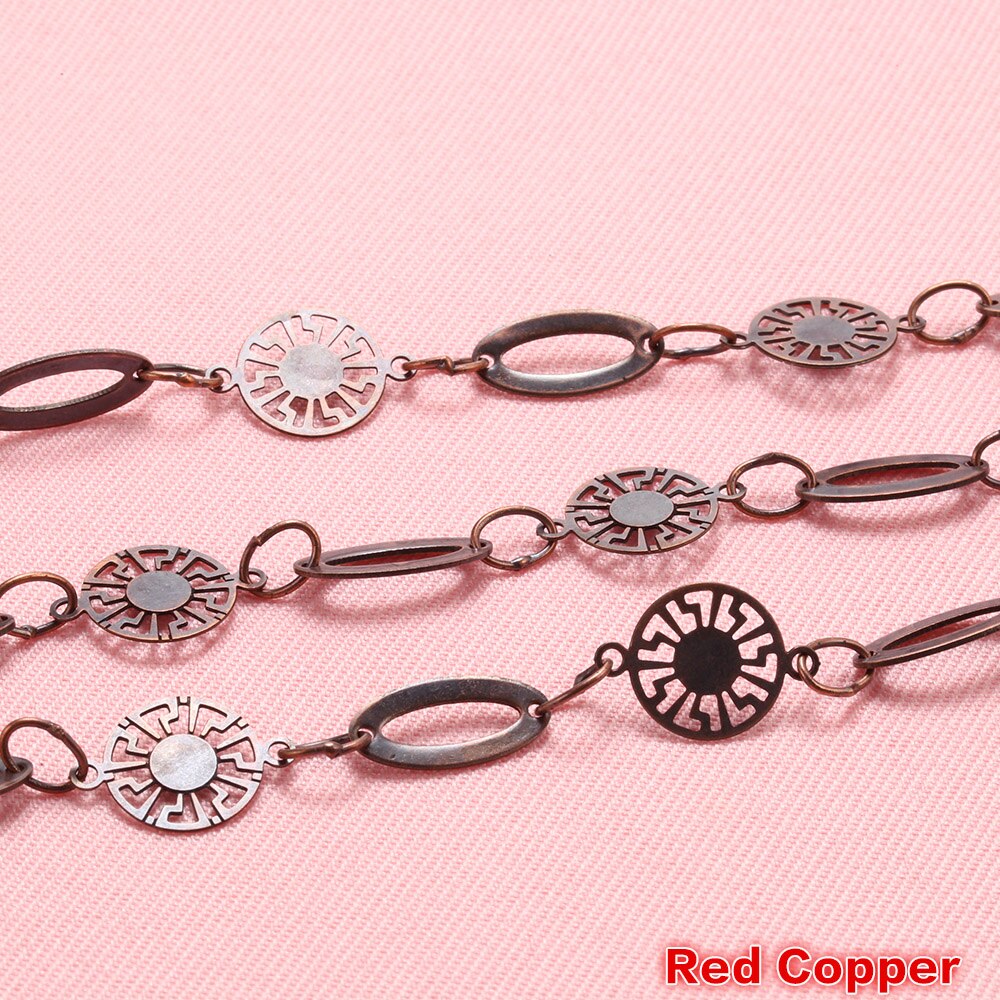 1 Meter Messing Chain Connectors Geometrie Ketting... – Grandado