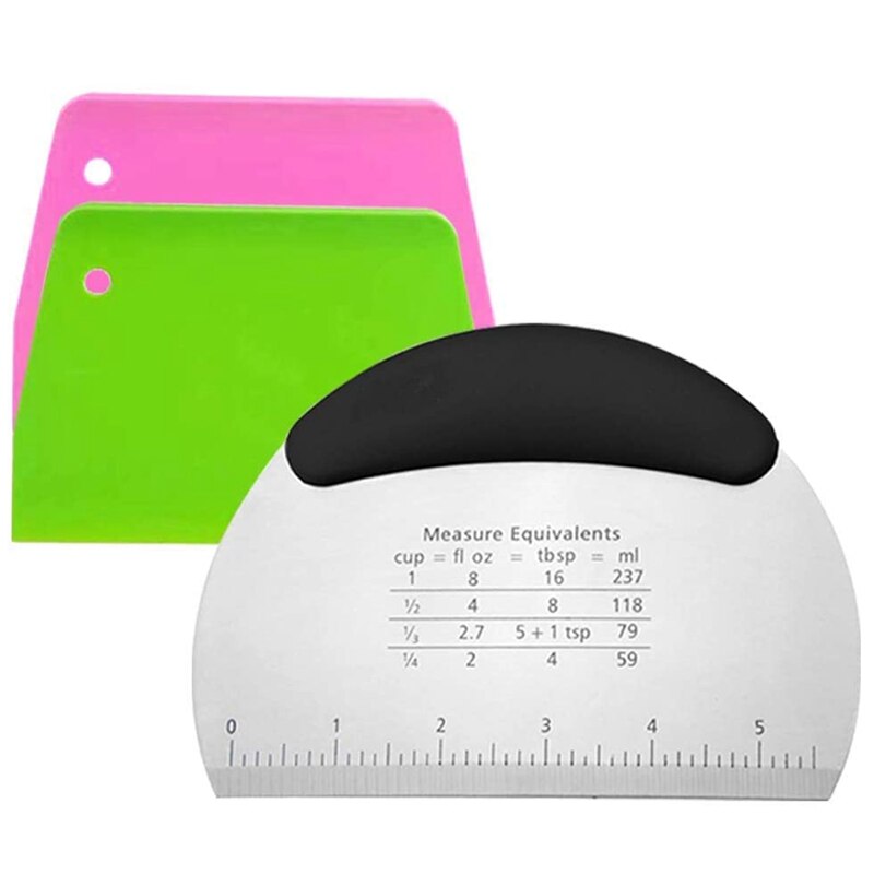 Bench Scraper, for Dough Pastry Cake Food Mover St... – Grandado