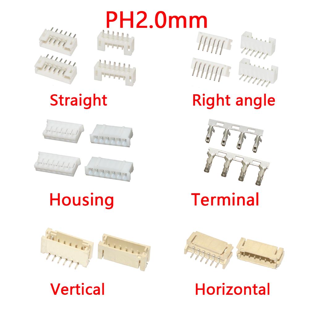 PH2.0 PH2.0mm Connector Socket Pin Header Rechte H... – Grandado