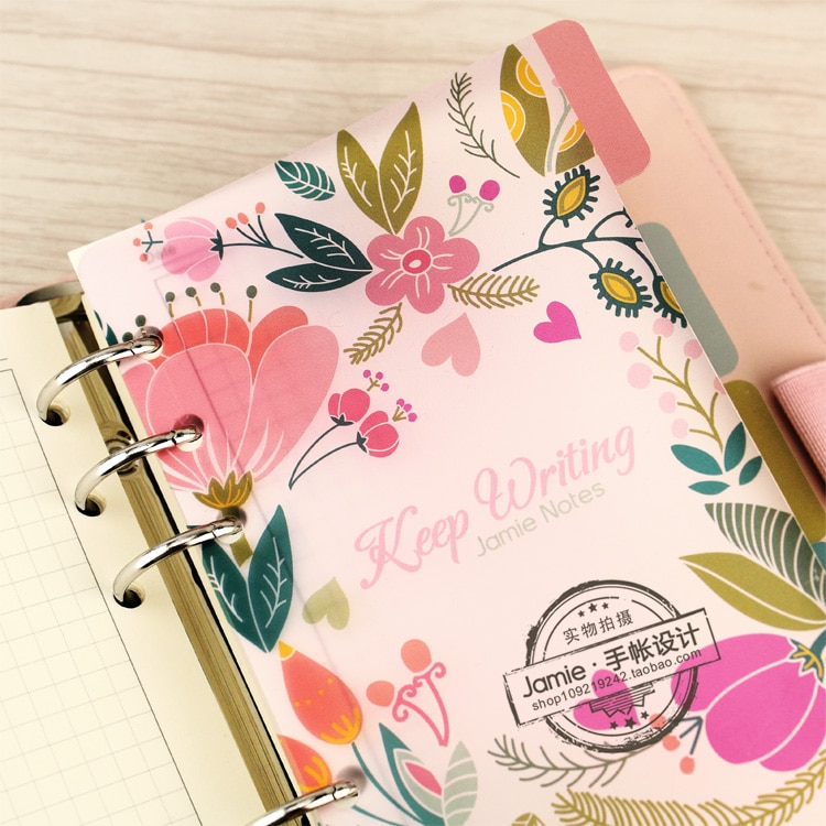 A5 A6 A7 Spiral Notebook Loose Leaf Transparent PP... – Grandado