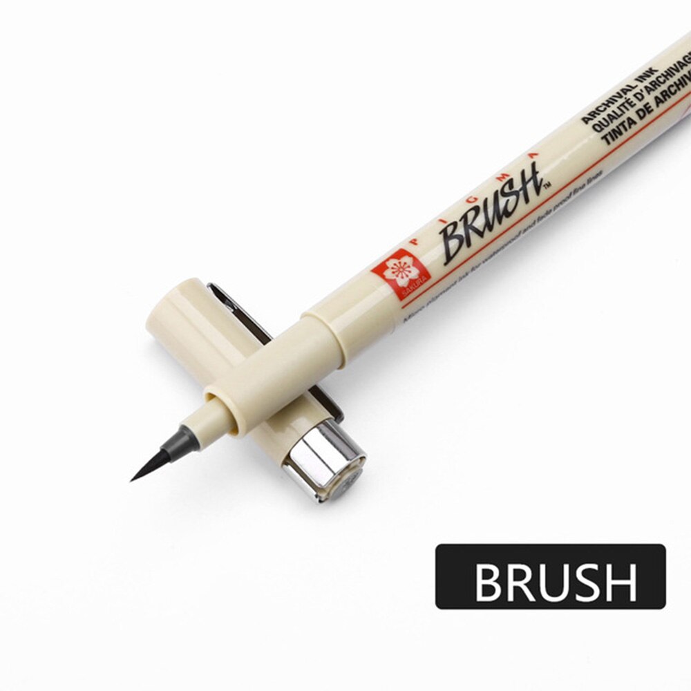 Sakura Pigma Micron Pen Neelde Soft Brush Sketch D... – Grandado