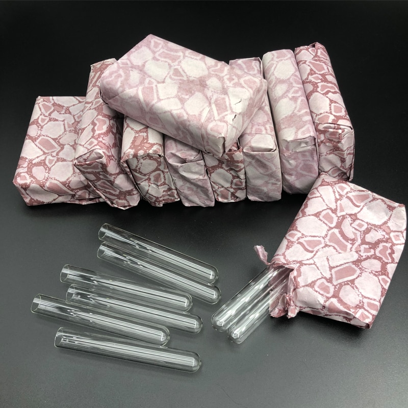 100 pieces/lot 10*75mm Lab Glass Clear Test Tube R... – Vicedeal