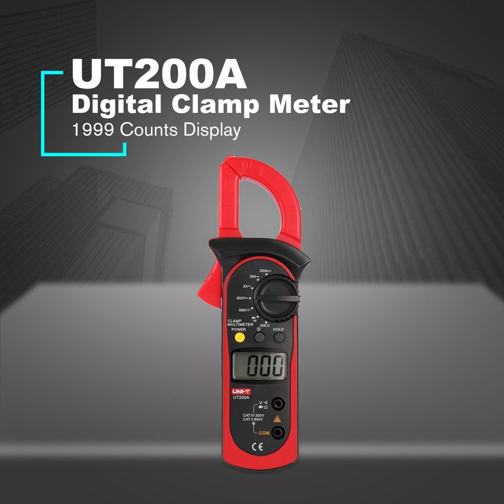 Digital Clamp Meters UNIT DC/AC Volt Amp Ohm Diode... – Vicedeal