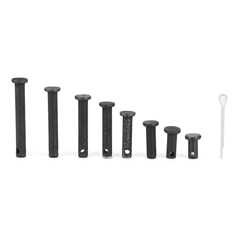 Pins Set M6 Flat Head Dowel Pin with Hole & Cotter... – Vicedeal