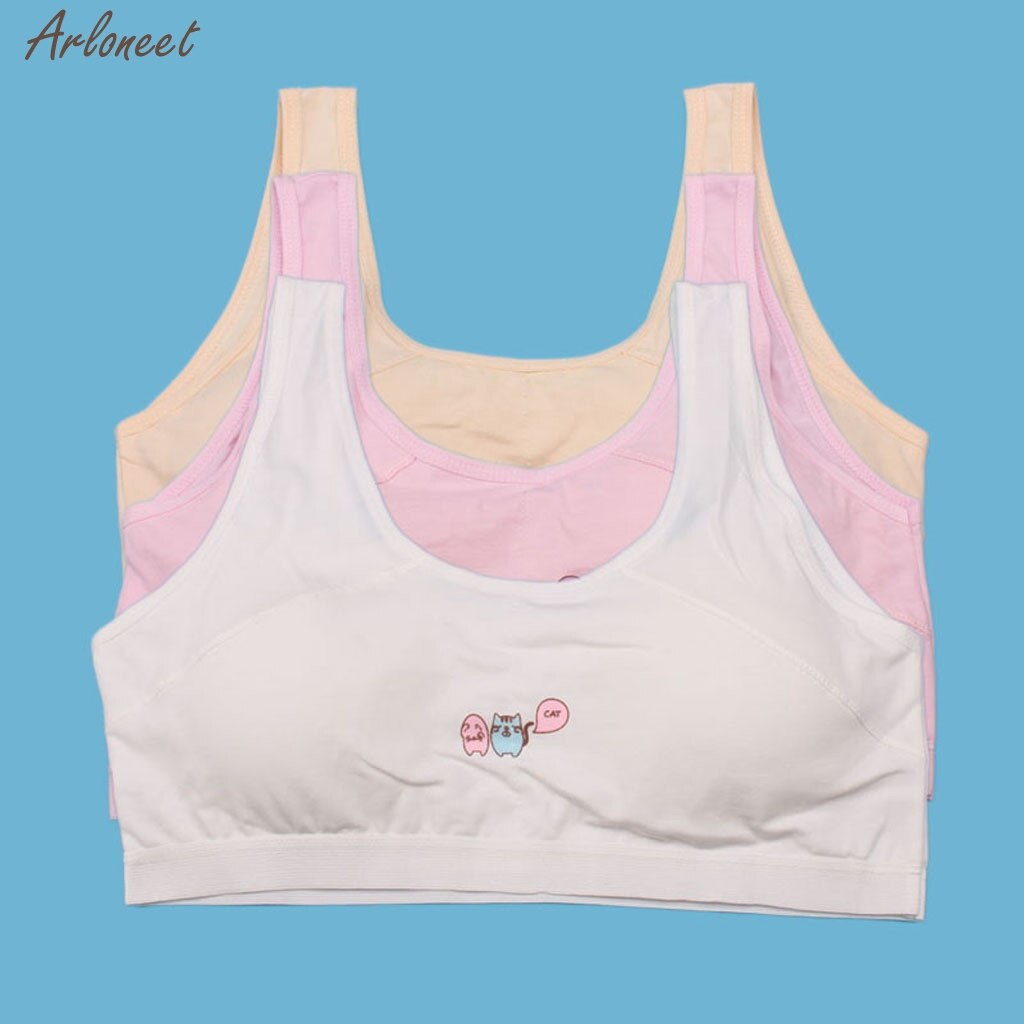 Kids Girls Underwear Foam Bra Vest Children Underc... – Grandado