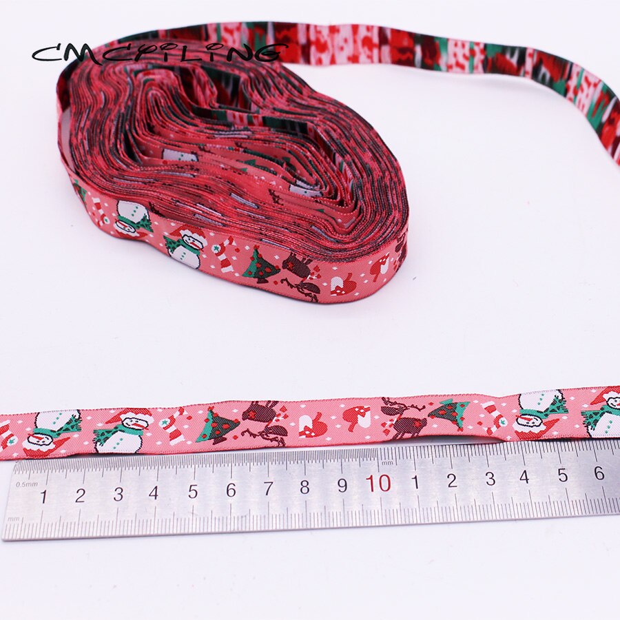 15mm Cartoon Christmas Series Jacquard Webbing Pol... – Grandado