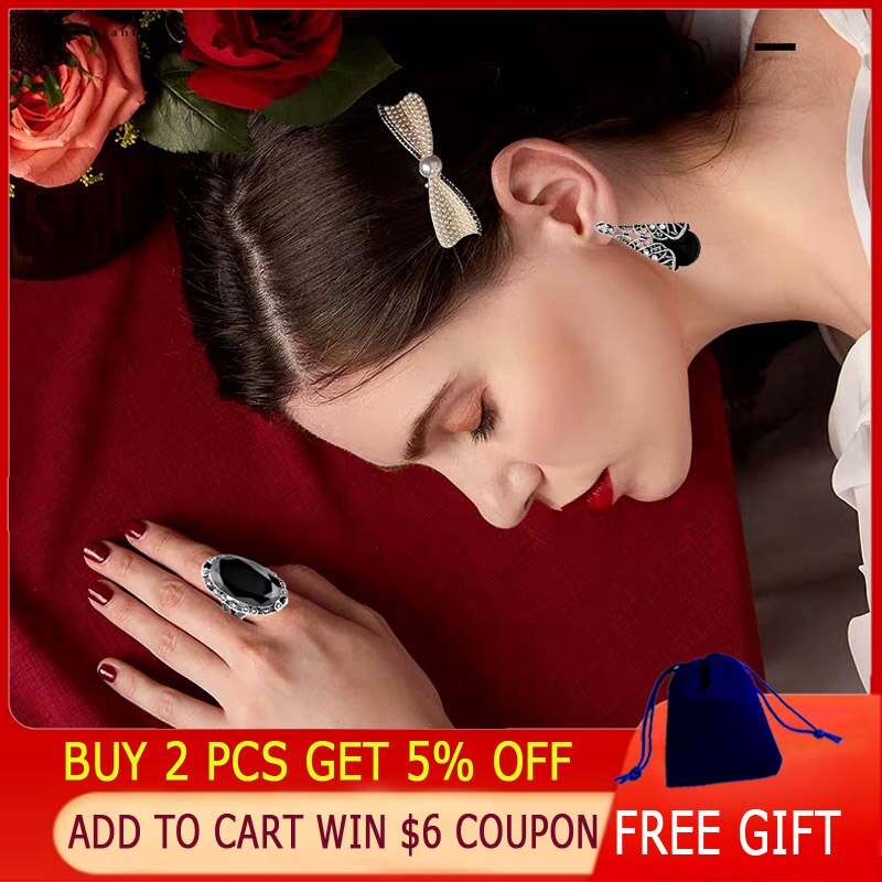 SINLEERY Vintage Antique Silver Color Jewelry Set ... – Grandado