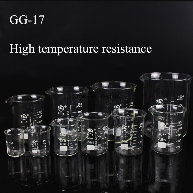 GG-17 Glass Beaker High Temperature Resistance Bec... – Vicedeal