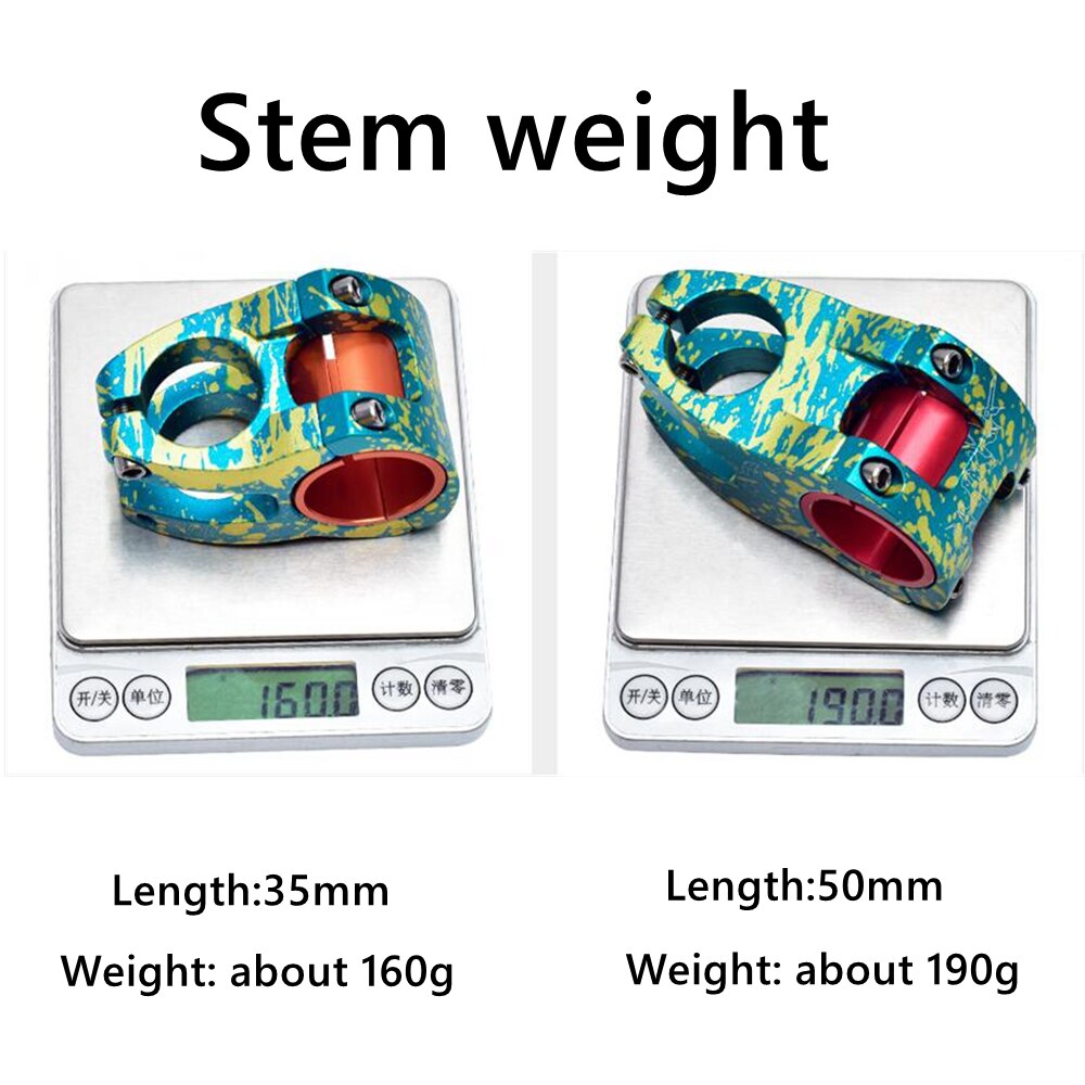 Mountain Bike Stem 31.8/35mm 35mm/50mm Dazzle Bicy... – Vicedeal