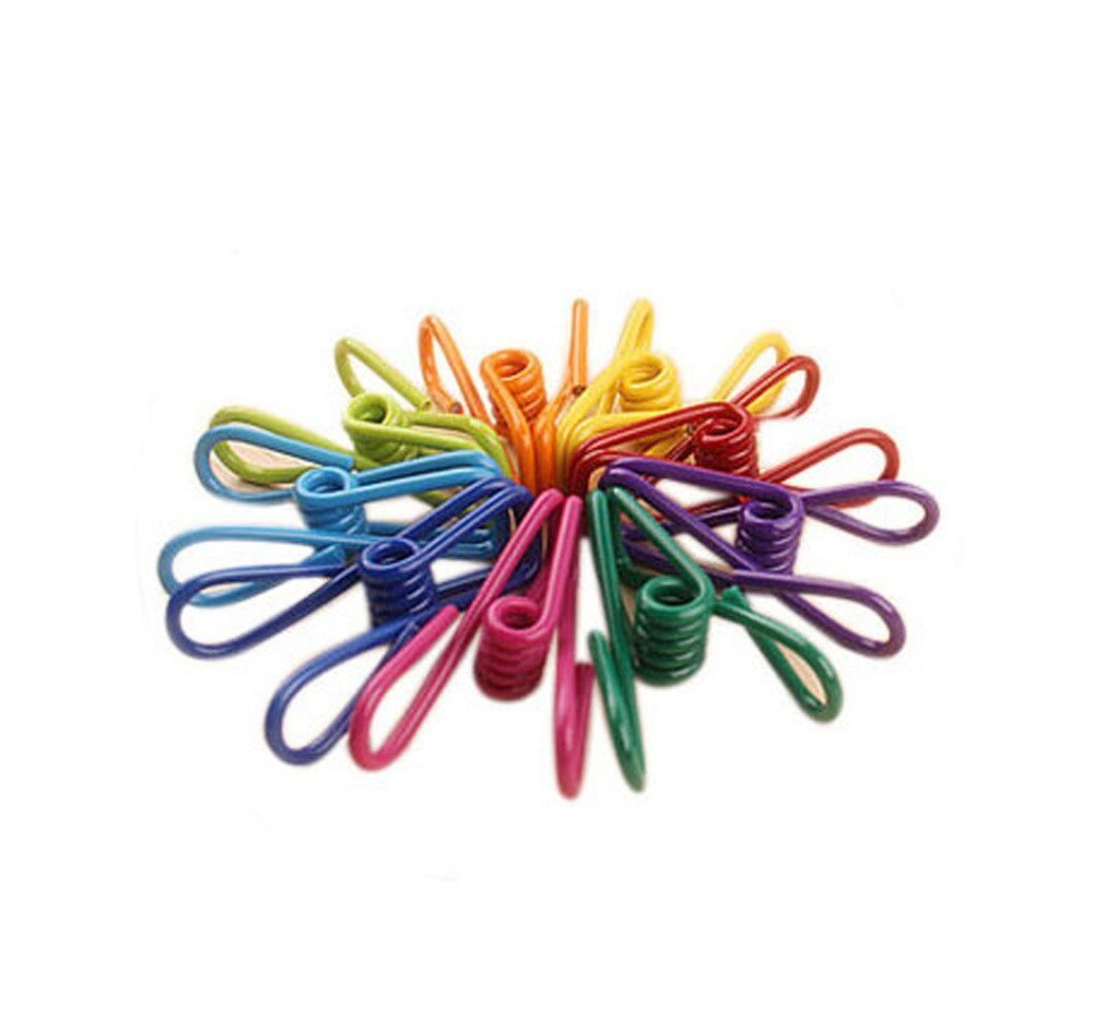 50 stks multi-purpose Kleurrijke Metalen Clips Hou... – Vicedeal