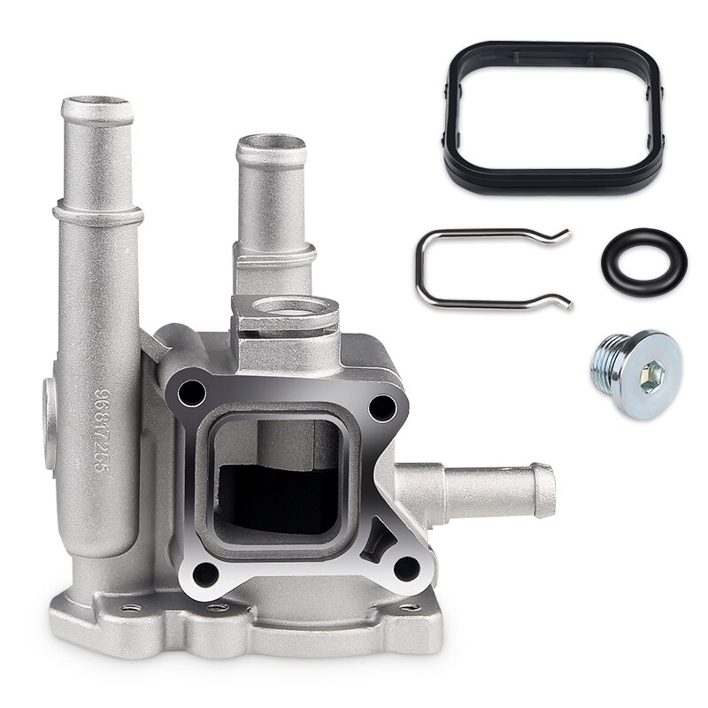 Silver Aluminum Thermostat Cover Housing For Chevr... – Grandado