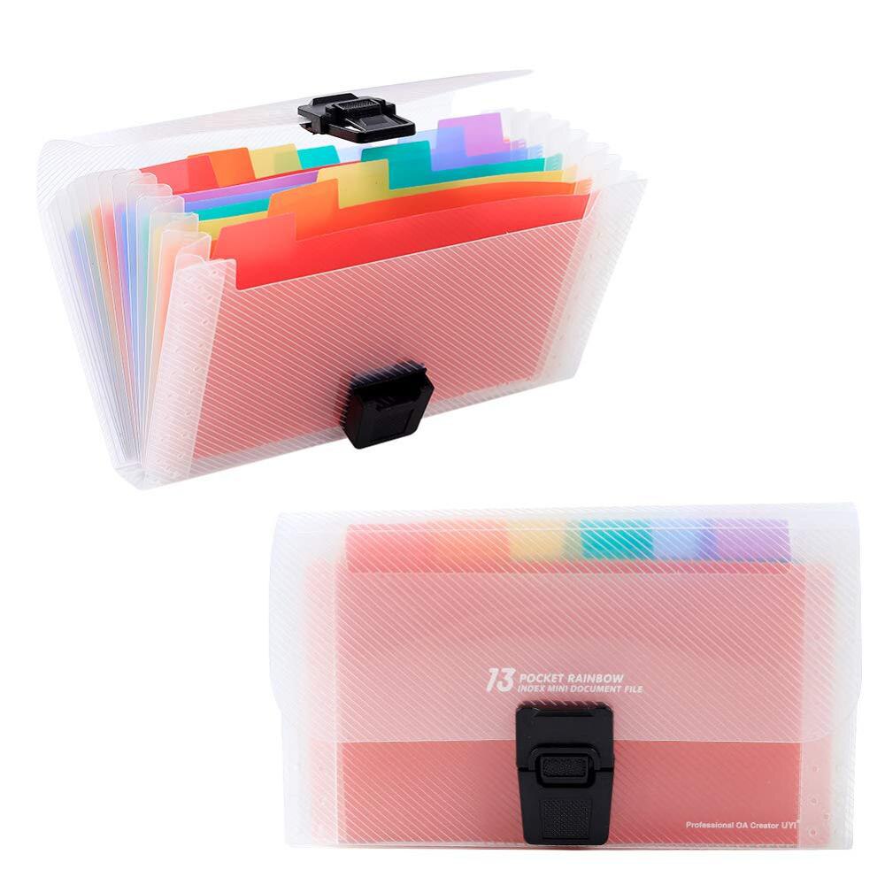 A6 Size Expanding File Folder 13 Pockets Portable ... – Grandado