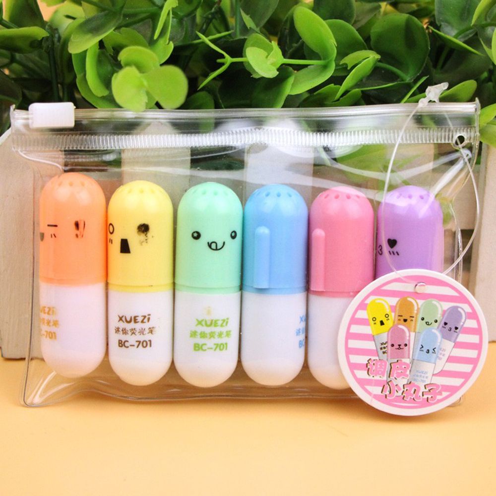 Limit shows 6 pcs lot Cute Mini Highlighter Fluore... – Vicedeal
