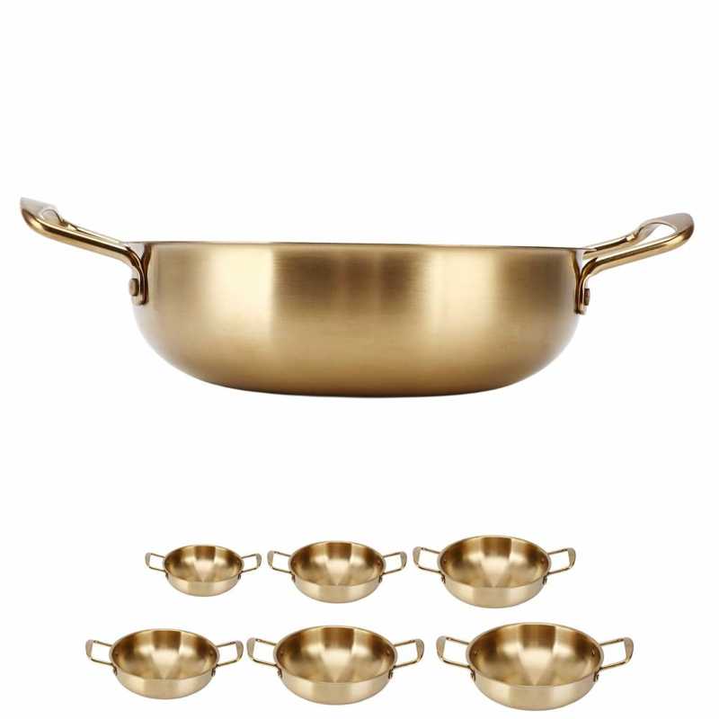Noodle Pot Gold Stainless Steel Ramen Pot for Kitc... – Grandado