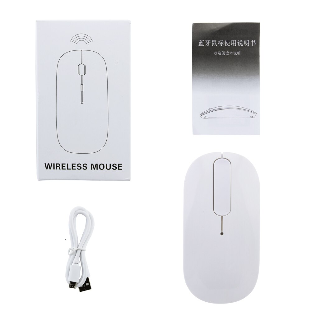 Bluetooth Wireless Mouse Rechargeable Touch Scroll... – Vicedeal
