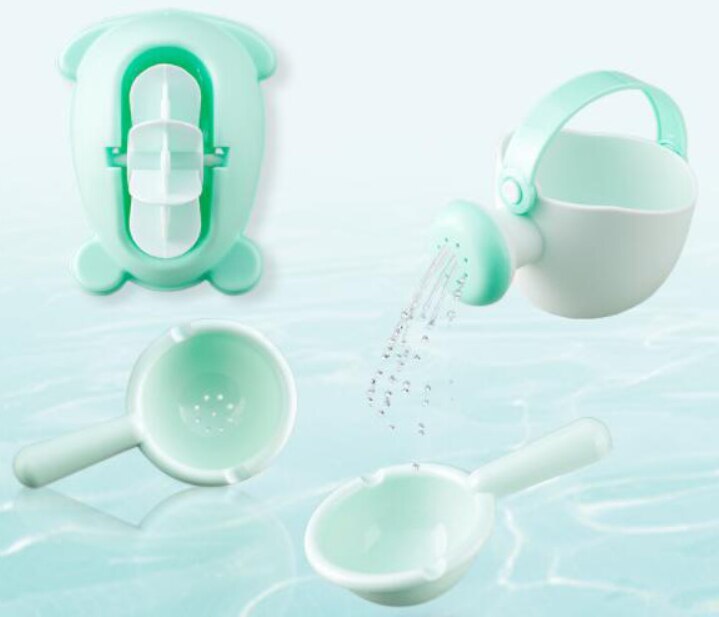 4pcs Baby Bath Tub Toy Set Infant Bathing Accessor... – Grandado