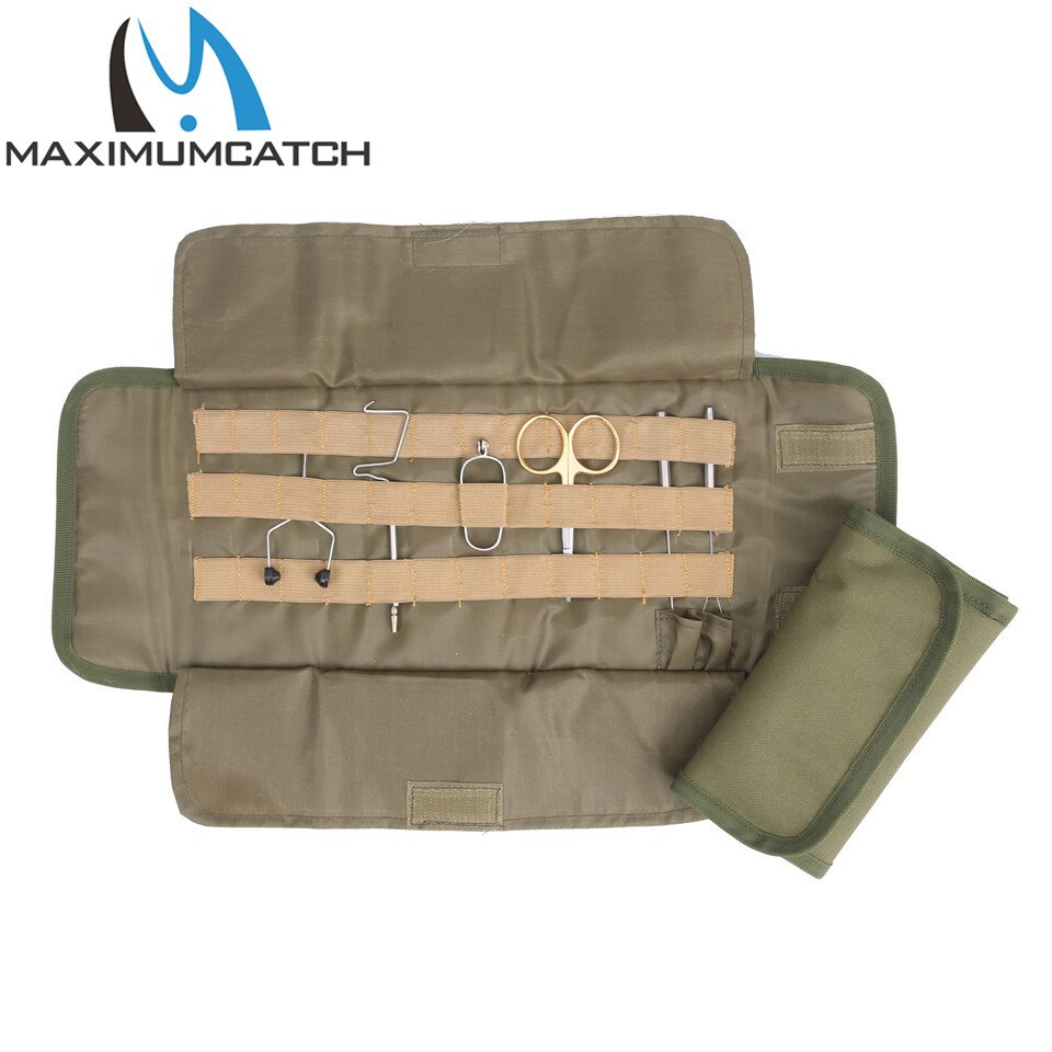 Maximumcatch Type Fly Tying Tool Pouch Green Color... – Grandado