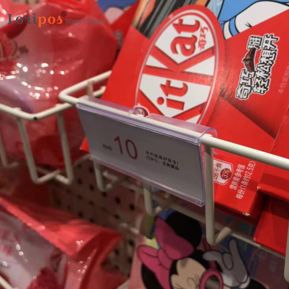 Scan Plate Sleeve Clear Pricetag Sign Holders Labe... – Grandado