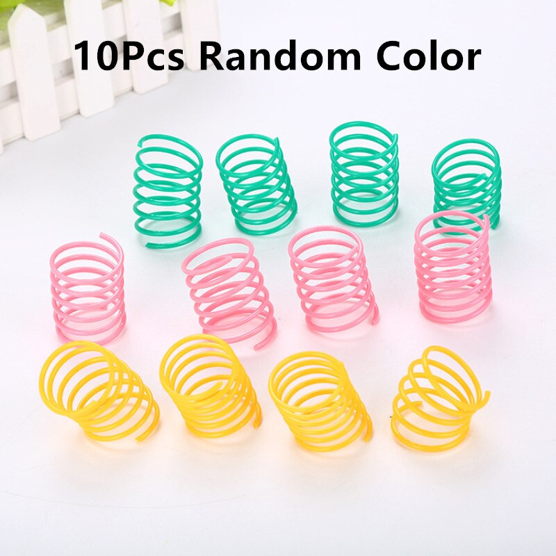 Colorful Cat Spring Toys Wide Durable Heavy Gauge ... – Grandado