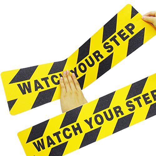 3 Pcs Watch Your Step Warning Sticker Adhesive Tap... – Grandado