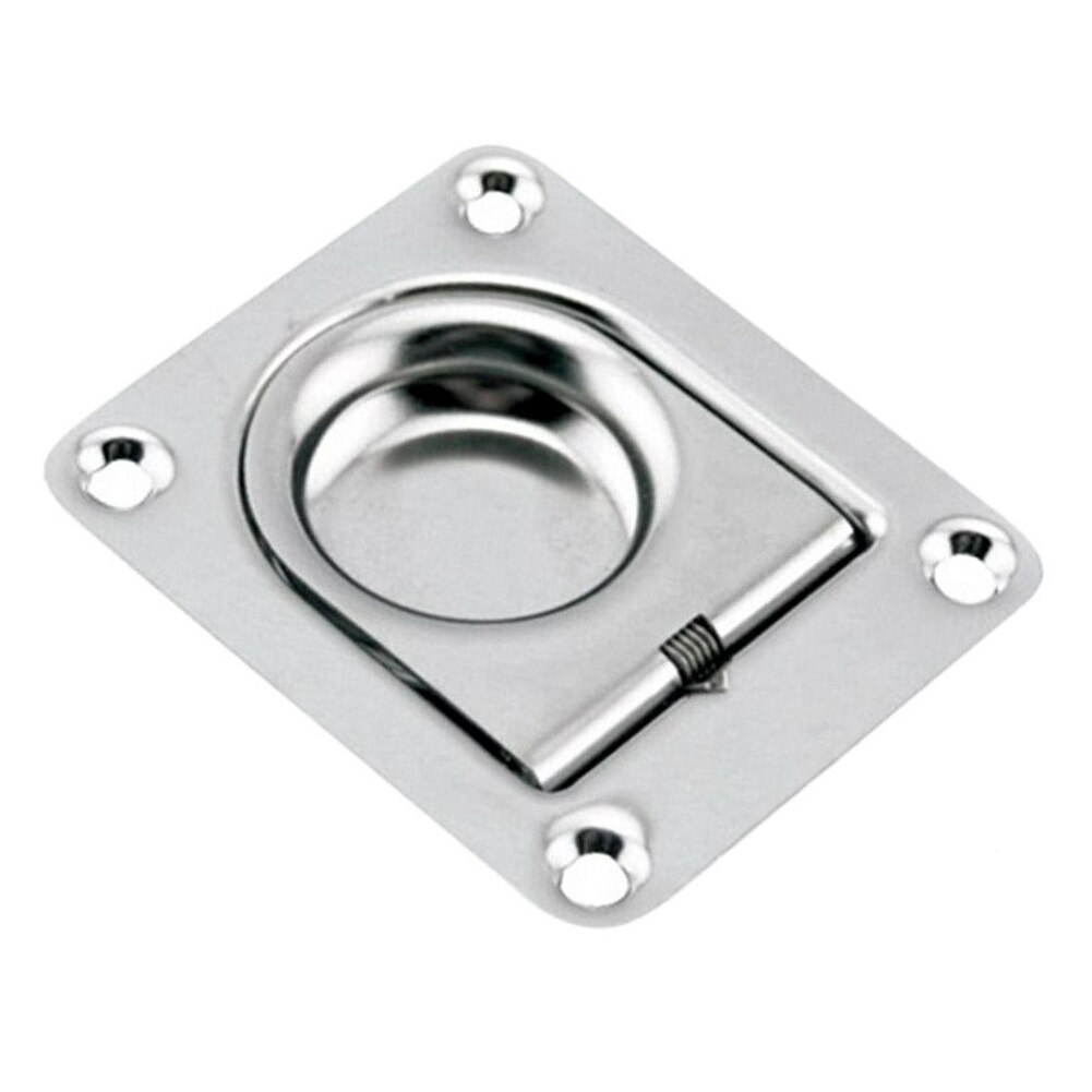 Stainless Steel Pull Ring Flush Wardrobe Handle Co... – Vicedeal