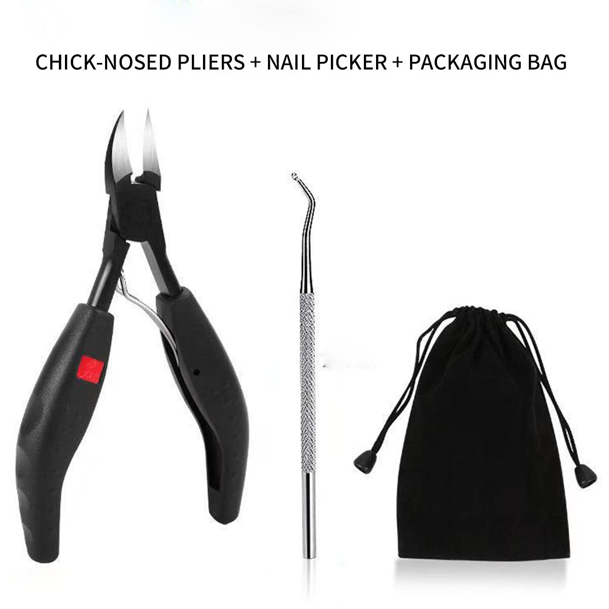 Nail clippers, thick nail stainless steel type chi... – Grandado