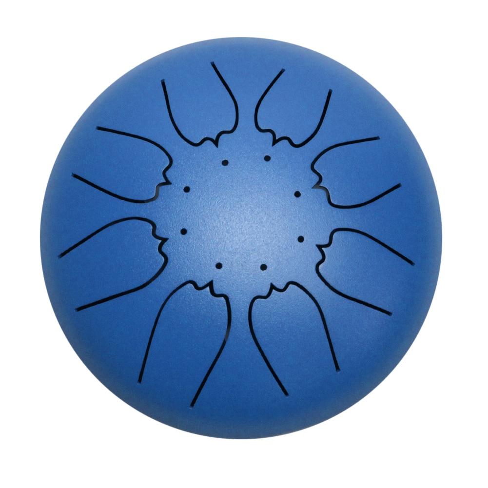 6 Inch Staal Tong Drum 8 Tune Hand Pan Drum Tank D... – Grandado