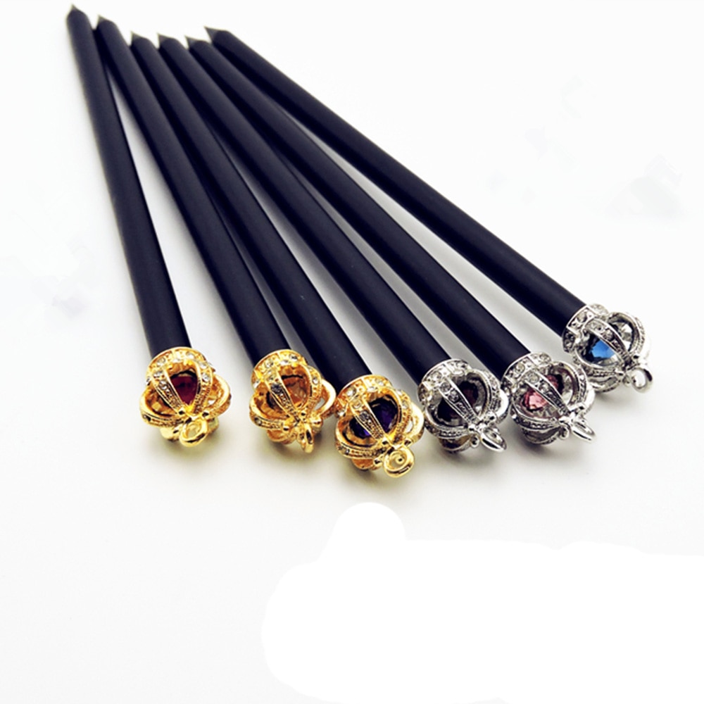 1 Pcs Pencil Crown Diamond Color Pencil Stationery... – Grandado