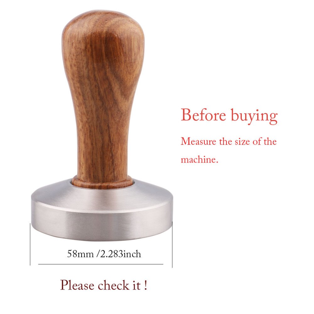 Stainless Steel Coffee Tamper 58mm 53mm 51m 49mm B... – Vicedeal