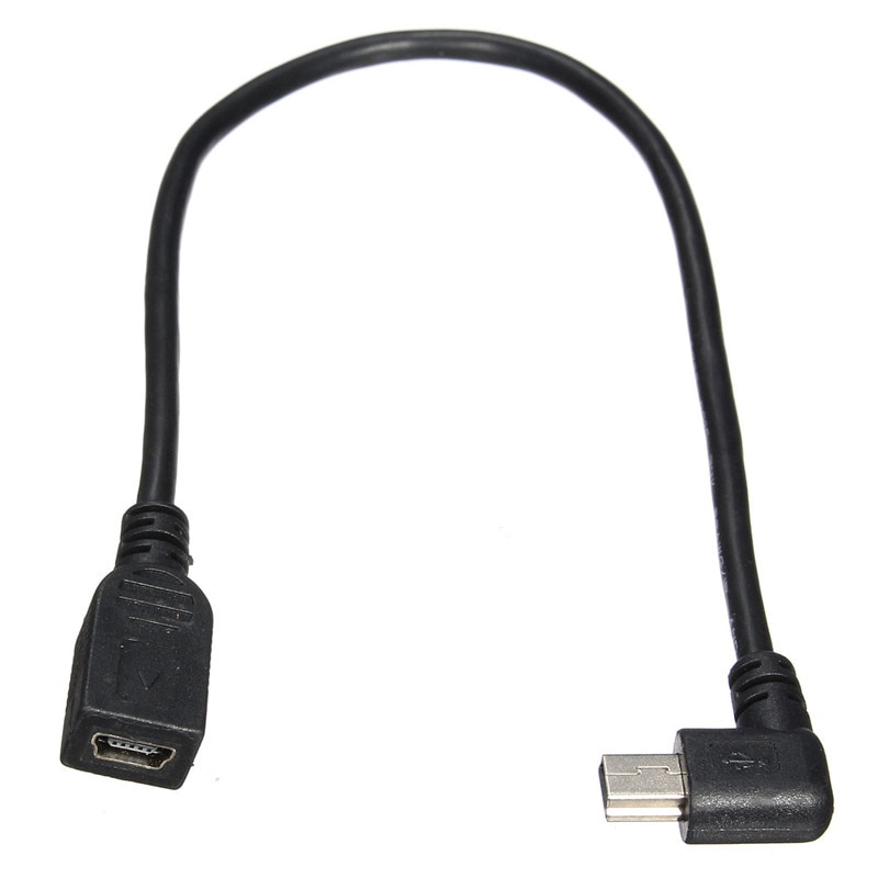 Gps mini usb 5 pin 90 graders venstre vinklet mand... – Vicedeal