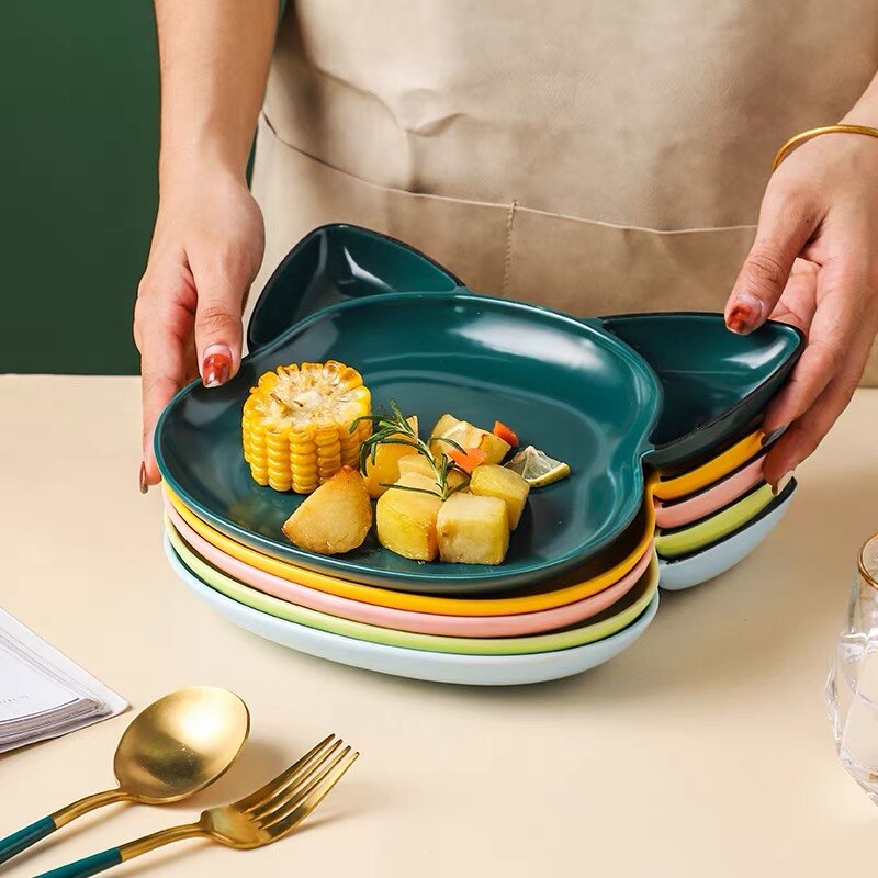 Original Kitchen Bar Table Tableware Ceramic Plate... – Grandado