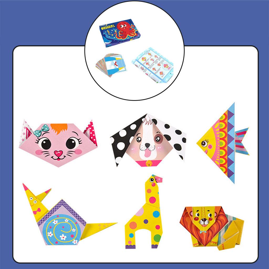 Kids Origami Paper Craft Training Projects Kids Ad... – Grandado