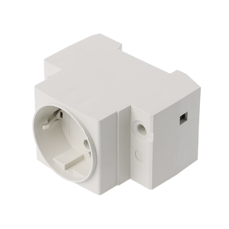 EU Type 35mm DIN Rail Mount AC Power Socket 16A 25... – Grandado