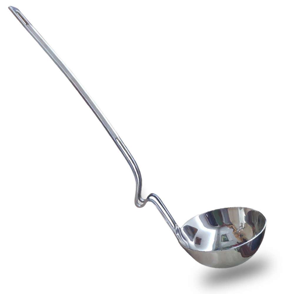 Stainless Steel Hanging Ladle with Unique Curved H... – Grandado