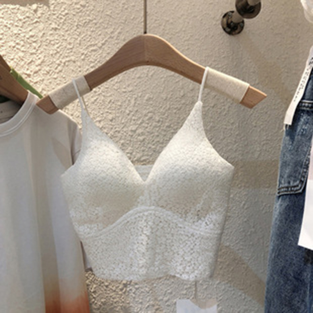 Sexy Lace Bra Top Voor Vrouwen Ondergoed Witte Sla... – Grandado
