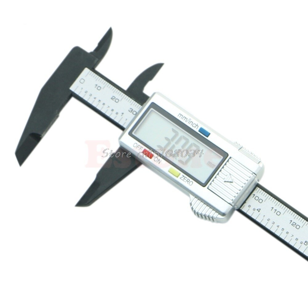 150mm 6" LCD Digital Electronic Carbon Fiber Vernier Caliper Micrometer ...
