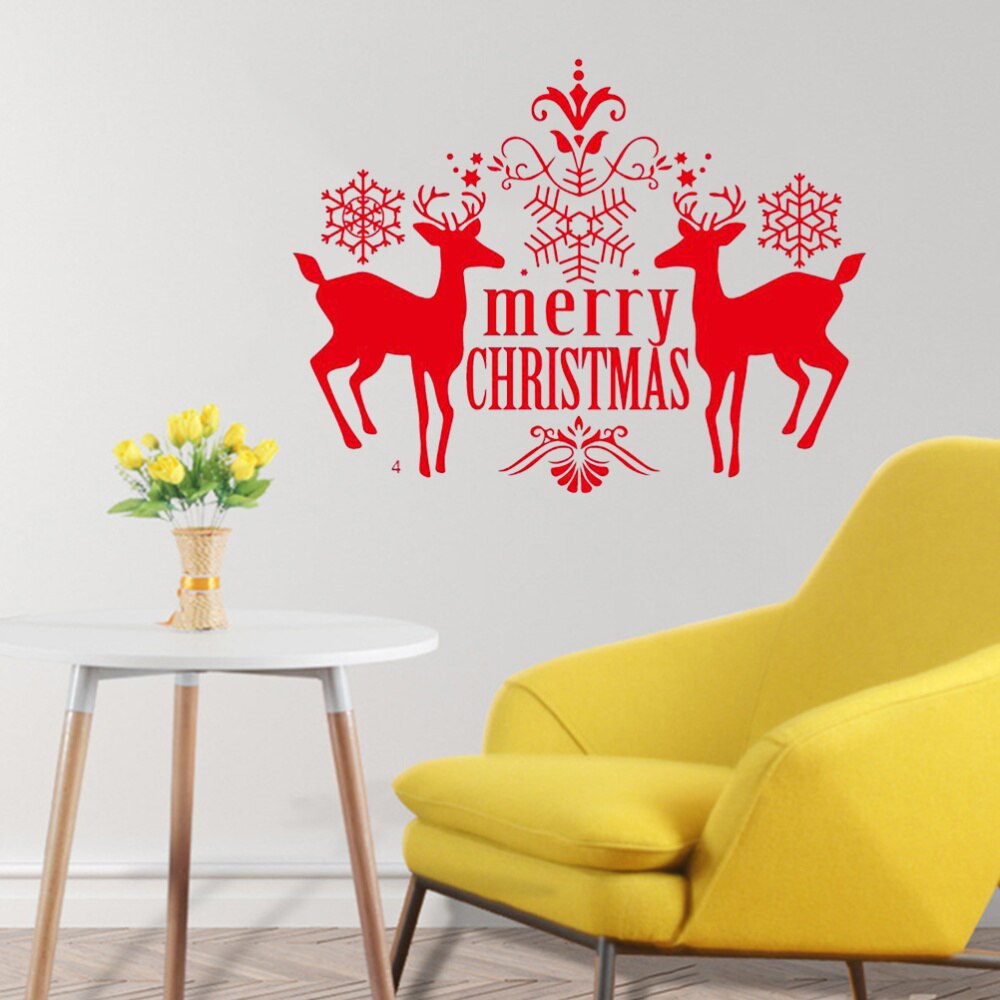 1pc Wall Sticker Christmas Removable Exquisite Bea... – Vicedeal