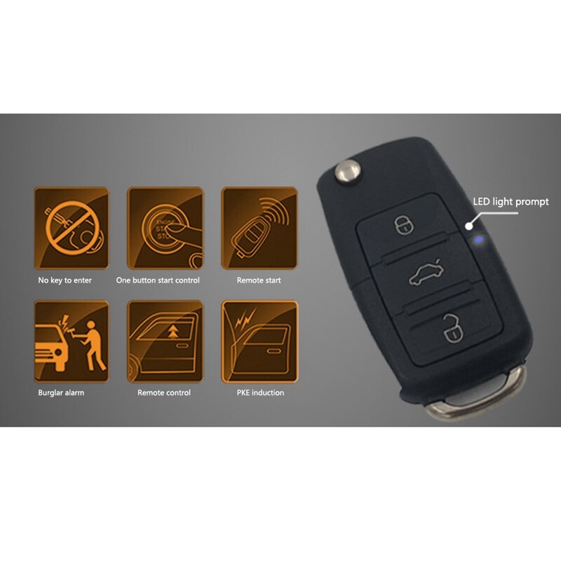 Car One-Button Start Anti-Theft System PKE Keyless... – Grandado
