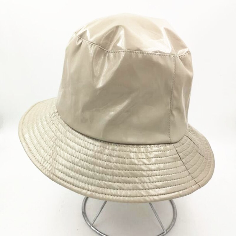 PU Waterproof Bucket Hat French Women Rain hat Hip... – Vicedeal